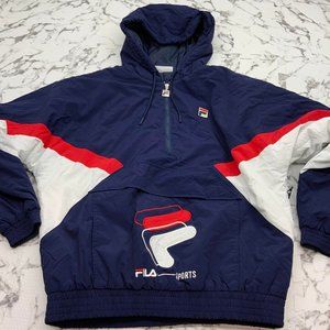 Fila | Other | Mens Fila Navy Red White Samuel Shell Casual Tracksuits ...